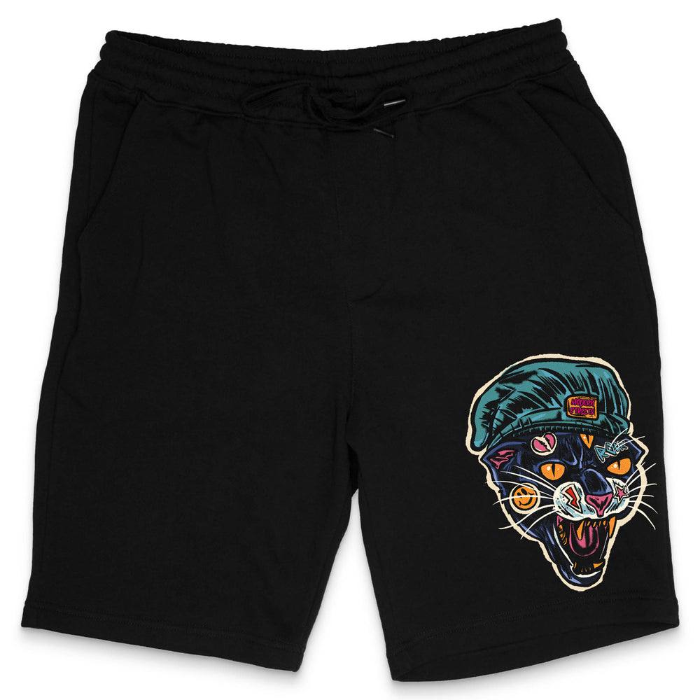 Riot Cat Sweat-Shorts